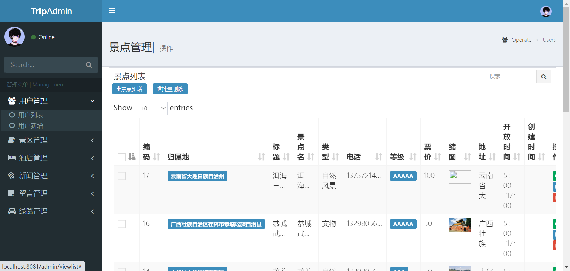 基于java的旅游管理系统（附源码）旅游管理系统源码 Csdn博客 
