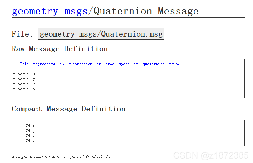 Ros Geometrymsgsposestanped消息解读posestamped Csdn博客