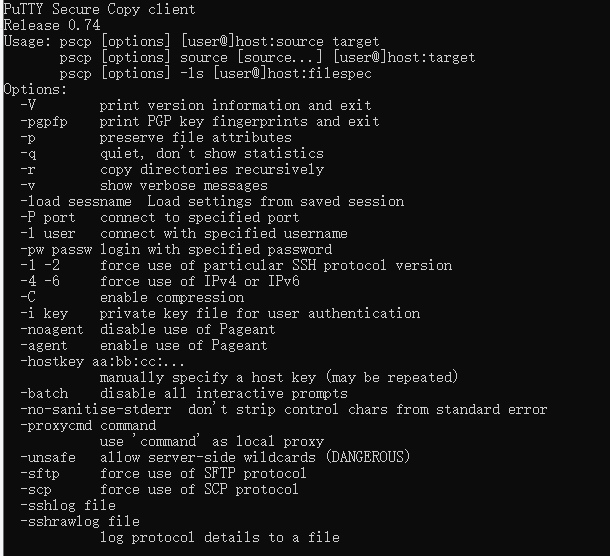 使用pscp传文件闪退——秒解决_pscp打不开-CSDN博客