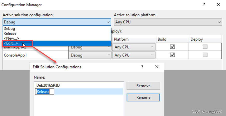 关于configuration在VS 2022中的使用方法同时产生不同版本的应用程序。_configmanager vs2022-CSDN博客