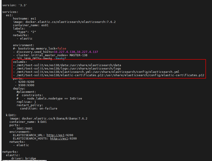 Operate ES in the Docker container, and add a password for the user verification to ES7.6 ...
