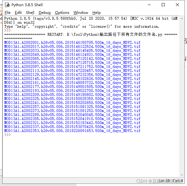 Modis数据批量裁剪并合成月尺度数据:以mod13a1为例modis月度合成 Csdn博客