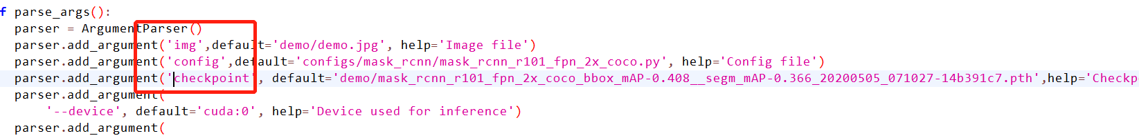 error: the following arguments are required: img, config, checkpoint-CSDN博客