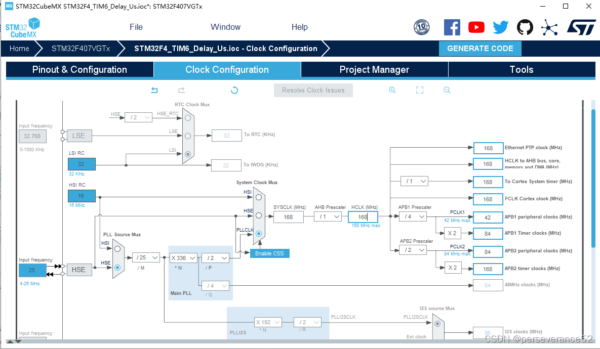 STM32F4基于标准库外部时钟配置方法_stm32f4hal库时钟-CSDN博客