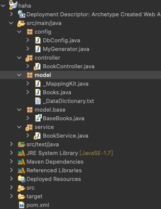 JFinal+mysql+eclipse+maven实现对数据库表增删改查(超详细）_jfinal 删除数据-CSDN博客