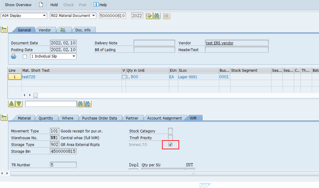 SAP WM初阶之WM层面的移动类型可以配置成后续TO单据自动产生_sap wm 采购订单161退货没有触发tr是什么原因-CSDN博客
