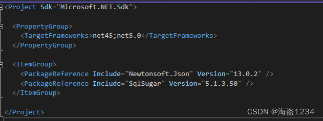 .NET Standard多目标框架类库项目文件修改配置_若要设置多个目标,请改用 "targetframeworks" 属性。-CSDN博客