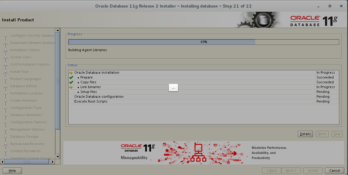 ORACLE 11g Centos7安装详解 agent nmhs错误处理-CSDN博客