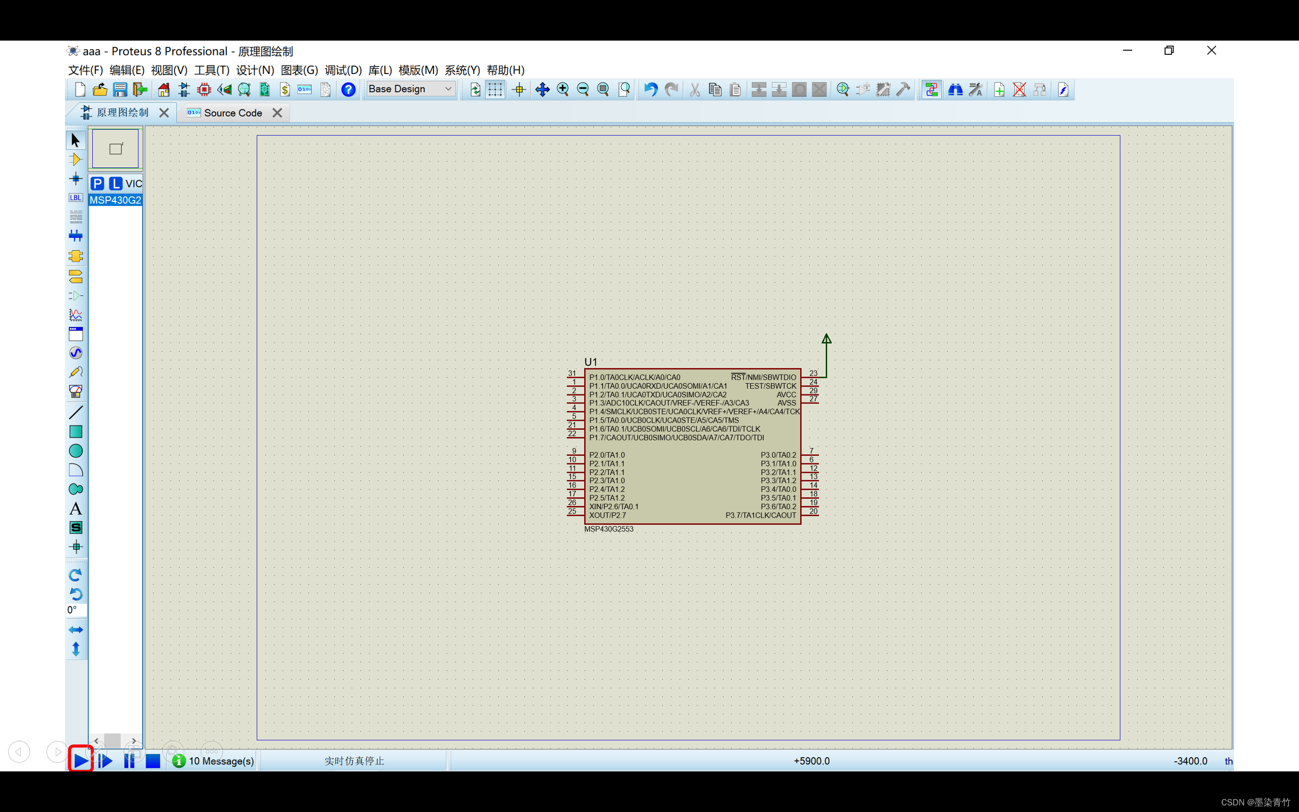 CCS与Proteus联合仿真（MSP430）_ccs proteus-CSDN博客