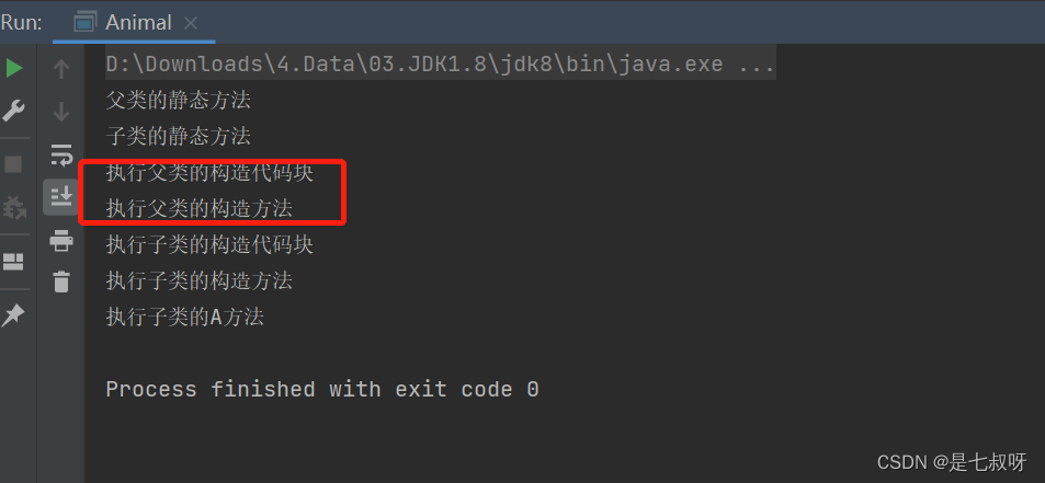 父类和子类静态代码块、代码块、构造方法、实例方法执行顺序子类和父类静态代码块执行顺序 Csdn博客