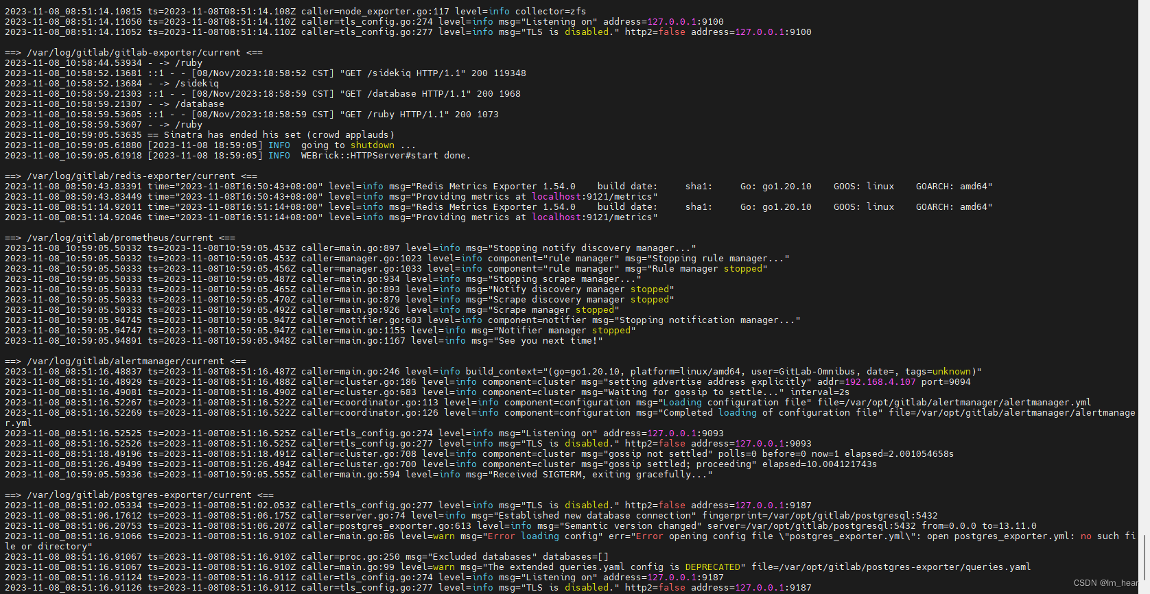 发现gitlab服务停止（四）_raven 3.1.2 configured not to capture errors: dsn -CSDN博客