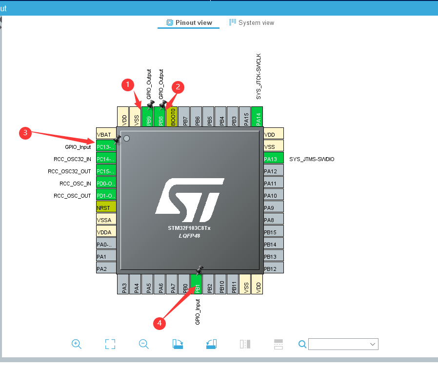 STM32按键控制_stm32按键一端接地一端接高电平-CSDN博客