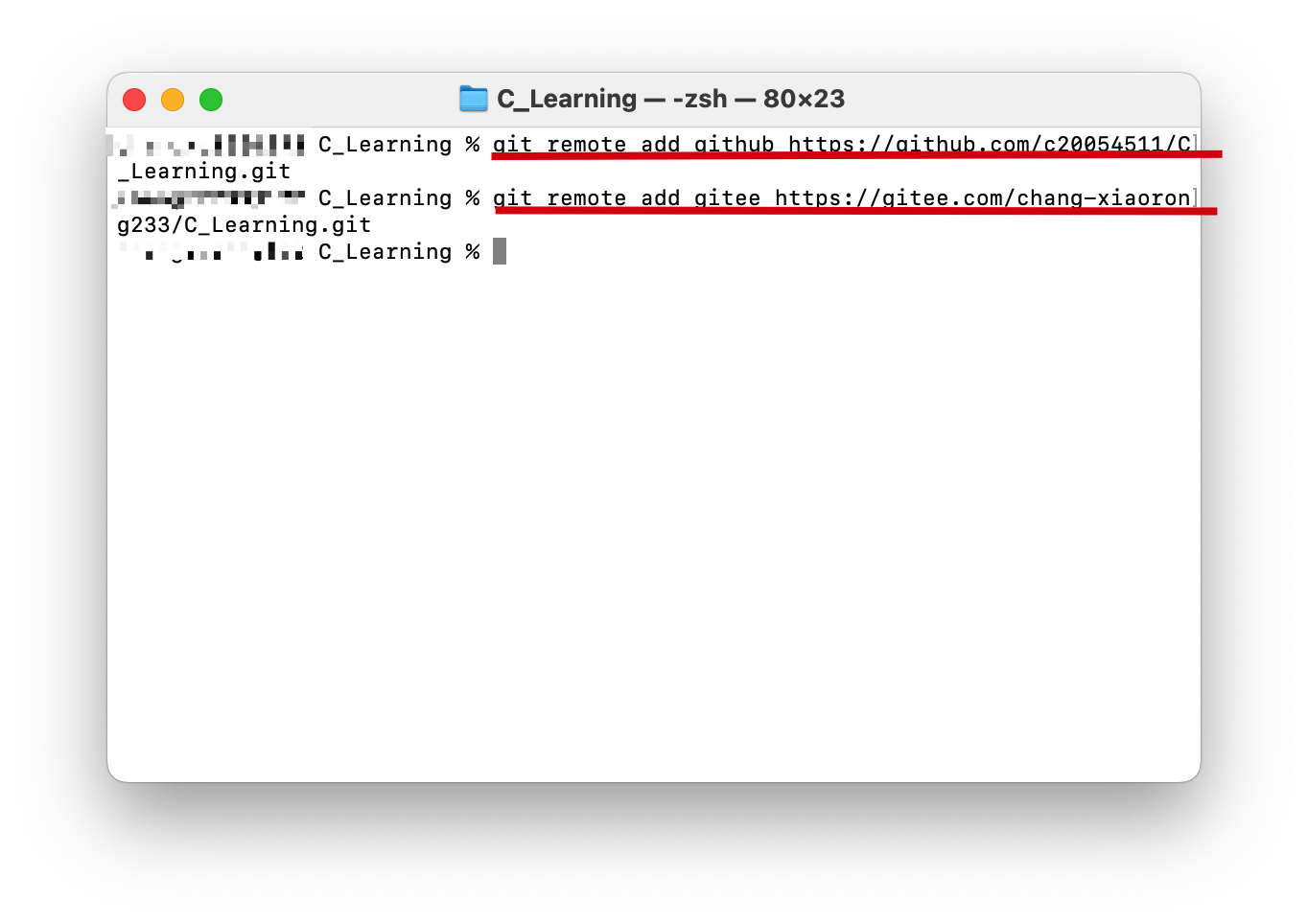 【全网最具体】macos配置git，推送到github和gitee全流程macos Git客户端 Github Gitee Csdn博客