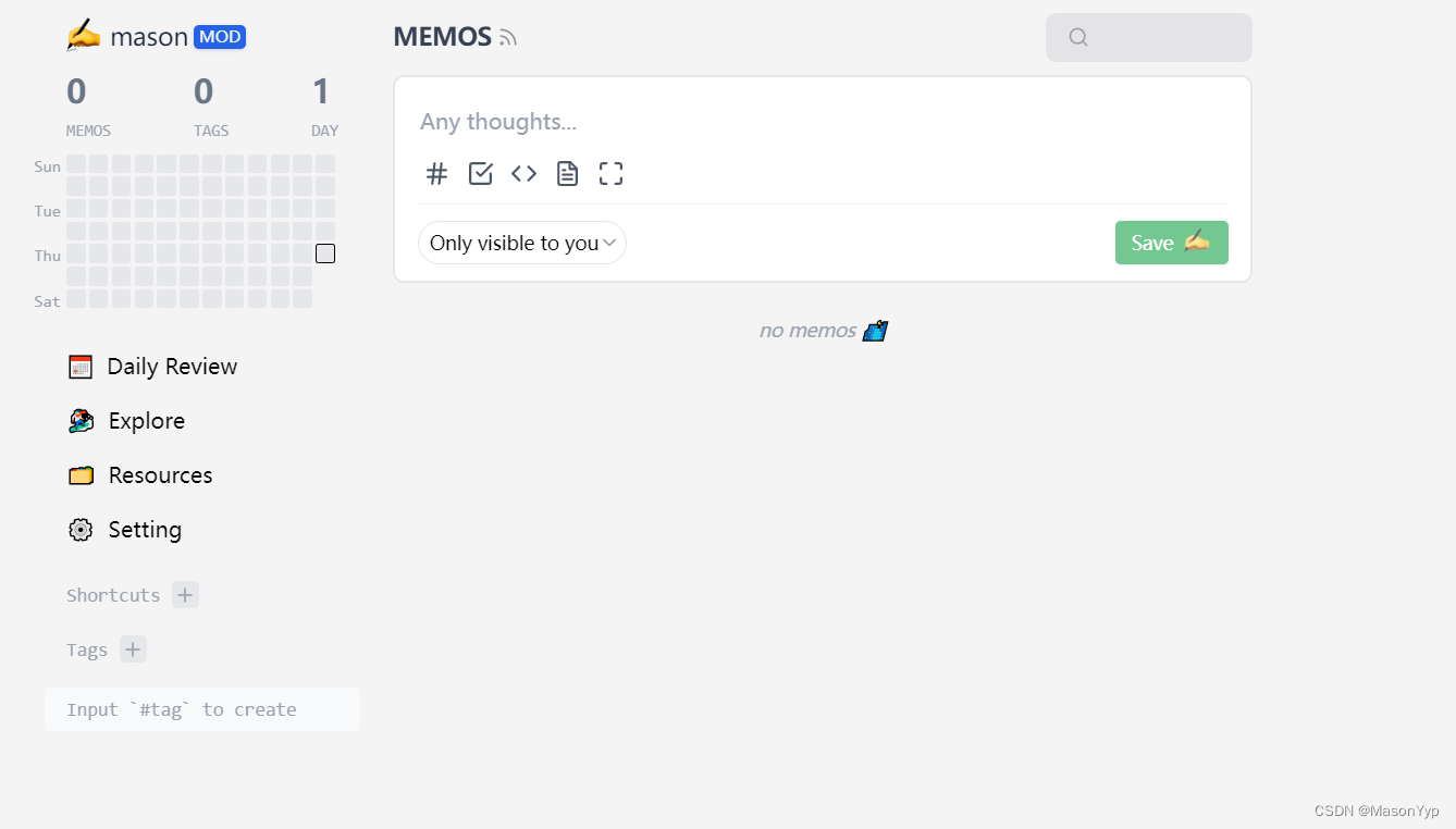 安装memos卡片笔记_memos 安装-CSDN博客