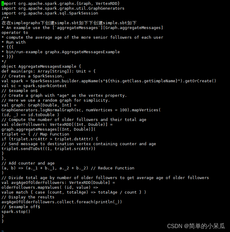 用spark Graphx进行图计算(详细步骤)scala从nebula读取数据用 Graphx进行图计算 Csdn博客