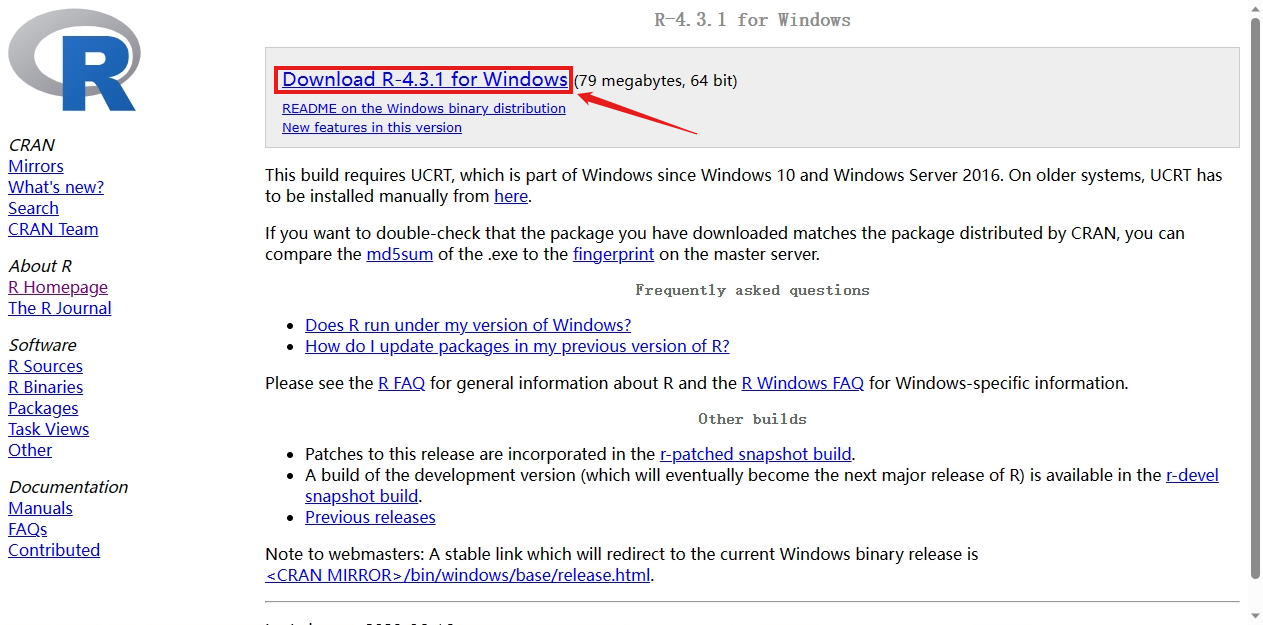 R语言学习（1）——Windows系统下安装R及Rtools_rtools安装-CSDN博客