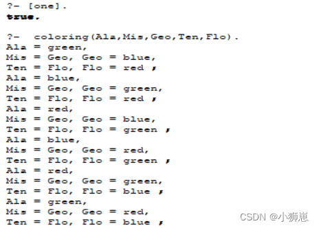 prolog编程练习——地图着色_prolog地图染色-CSDN博客