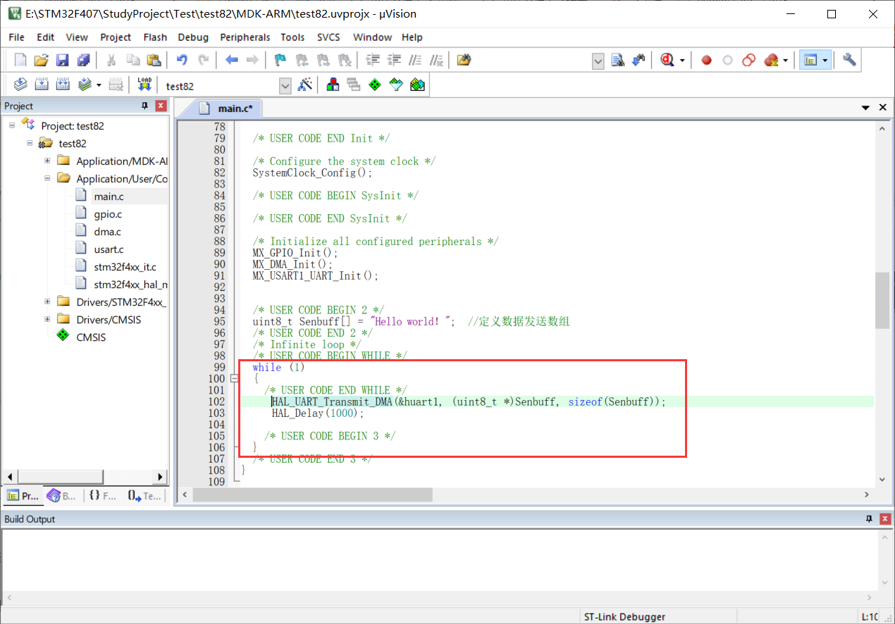 【STM32】基于STM32F407以DMA方式向上位机发送数据_f407 串口dma发送-CSDN博客
