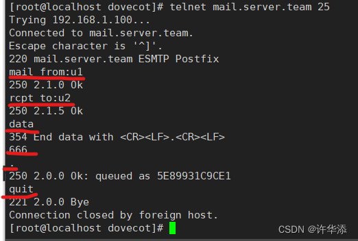 Linux搭建邮件服务器postfixdovecotlinux构建邮件服务器测试 Csdn博客