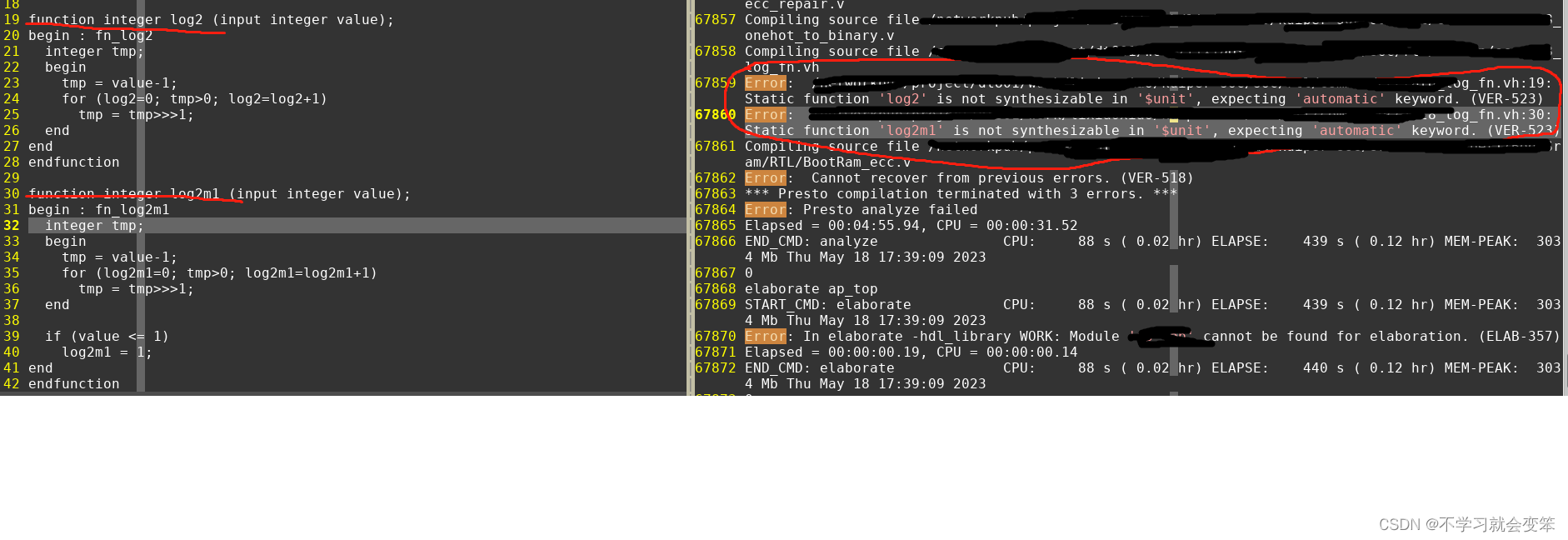 不可综合问题1 -include XXX.vh文件 错误-CSDN博客