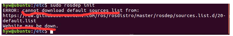 Ubuntu18.04下ROS的安装教程、rosdep init问题亲测解决方案_sudo rosdep init-CSDN博客