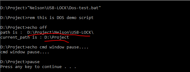 DOS编程---如何获取路径（%cd% and %~dp0）-CSDN博客