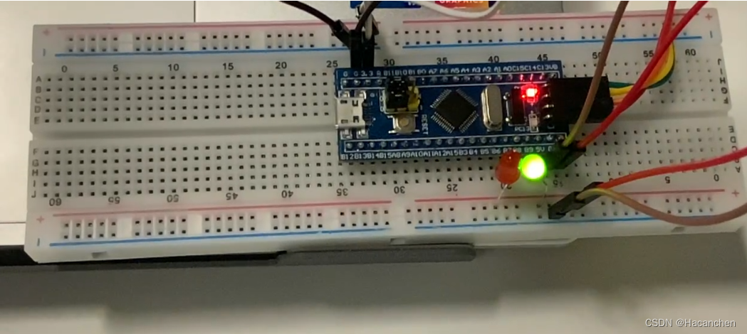 STM32F103C8T6实操学习1（Cube+HAL库）-点亮LED灯_cube如何往32c8t6上烧程序-CSDN博客