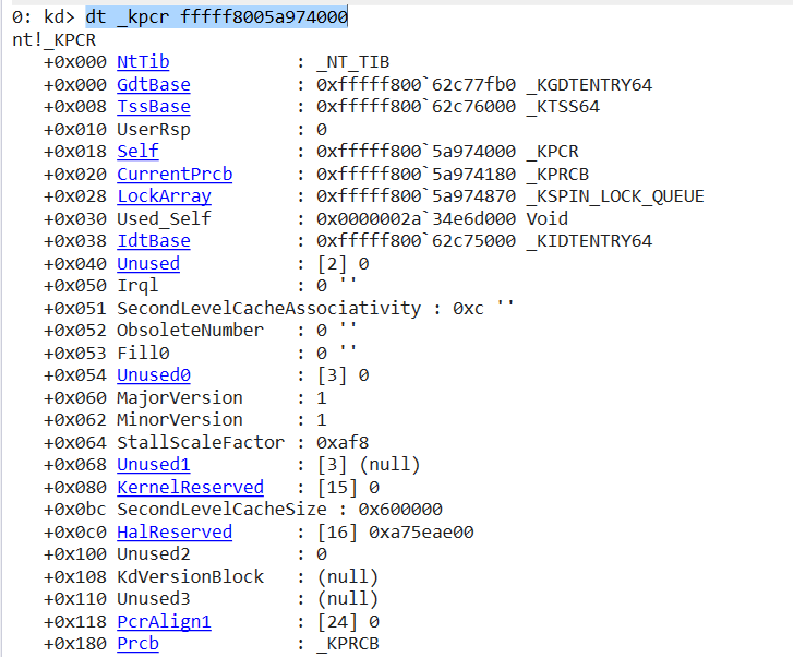 WinDbg x64内核之寻找KdVersionBlock_could not get address of nt ...