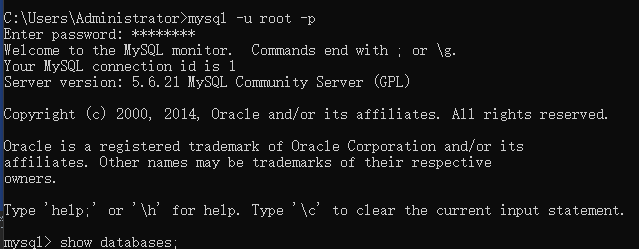 mysql之控制台基础操作_mysql控制台-CSDN博客