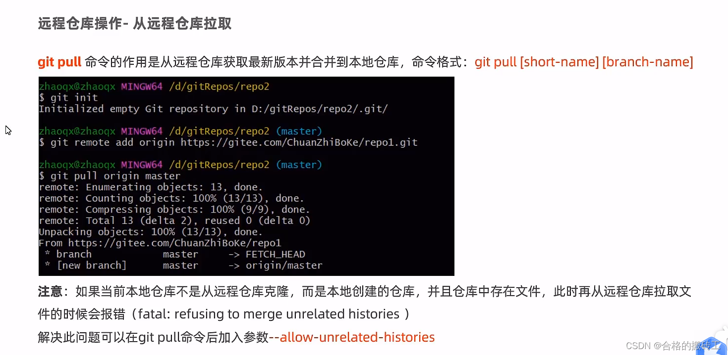 Git常用命令及使用流程git 执行 Csdn博客