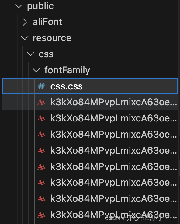 使用自定义字体_font-family:fzzongyi-m05s-CSDN博客