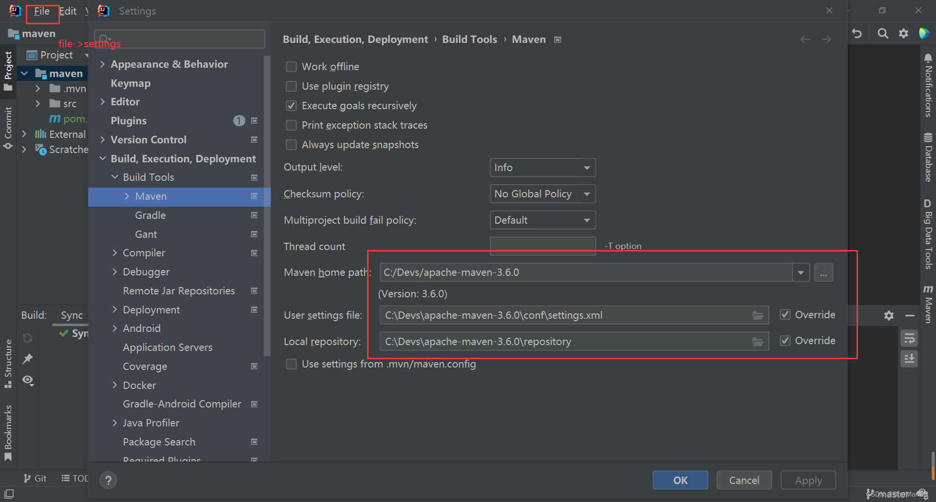 IDEA2022设置项目默认Maven仓库路径_ideamaven路径默认-CSDN博客
