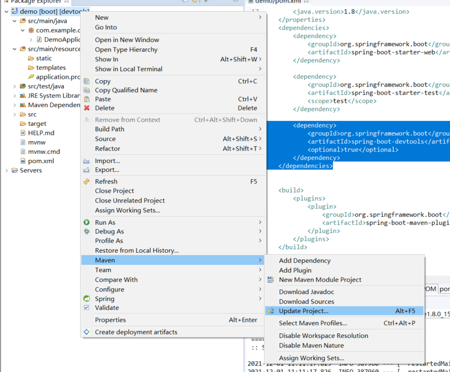 STS (Spring Tool Suite) SpringBoot项目热部署_spring tool suite 热部署-CSDN博客