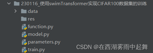 使用Swin-Transformer进行CIFAR100数据集的训练_padlepadle cifar100-CSDN博客