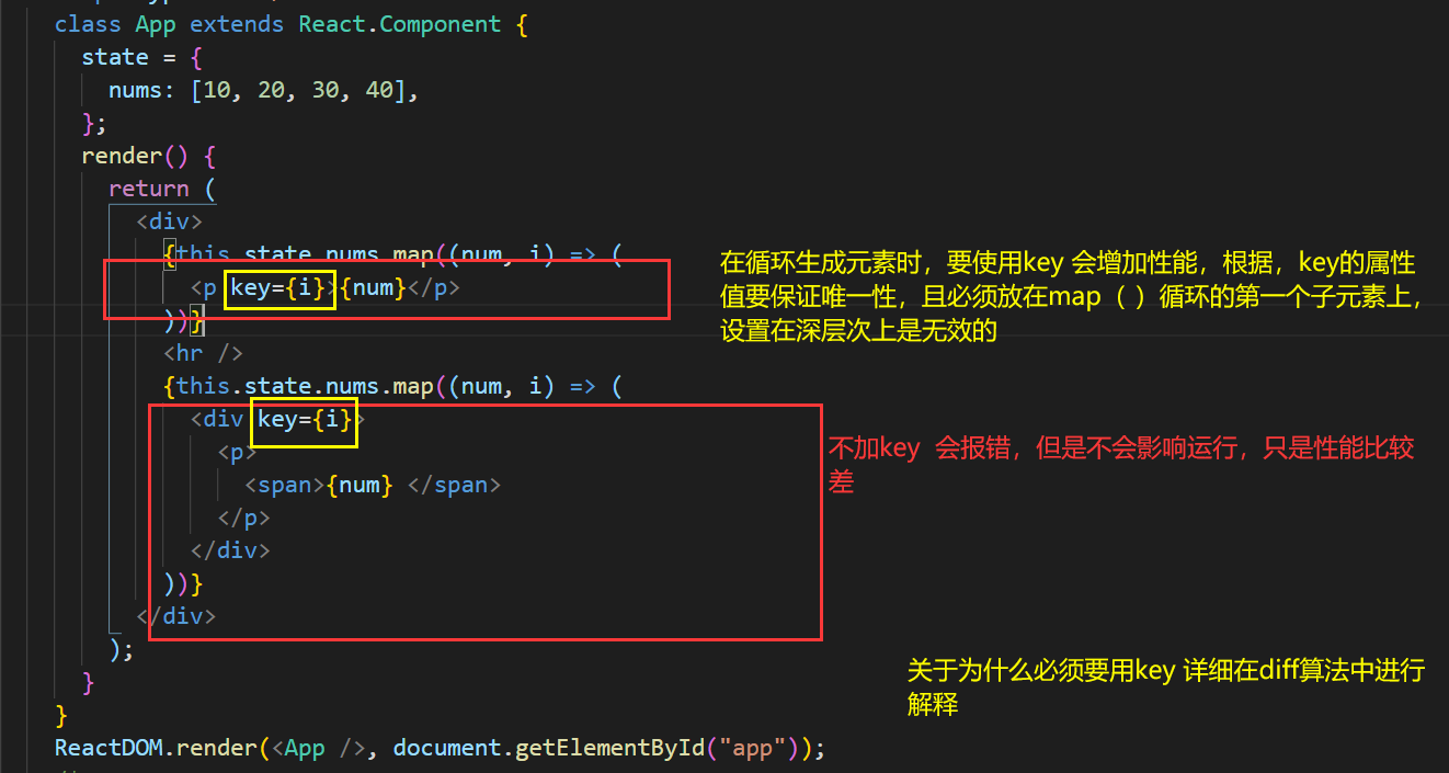 react key的用法及作用_react 数组循环的 key 是用来做什么的-CSDN博客