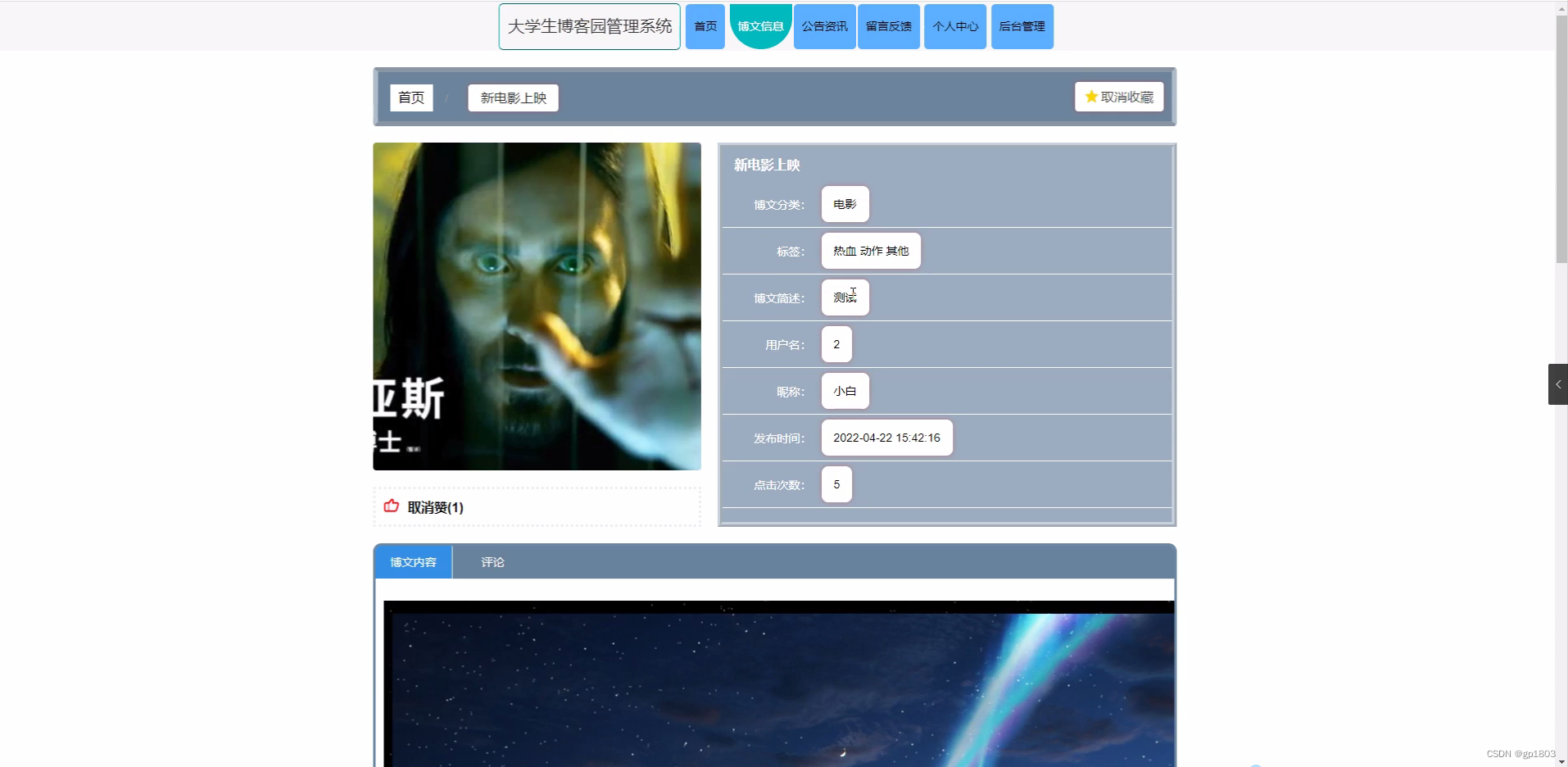 【开题报告】springboot大学生博客园管理系统13h52计算机毕业设计 Csdn博客