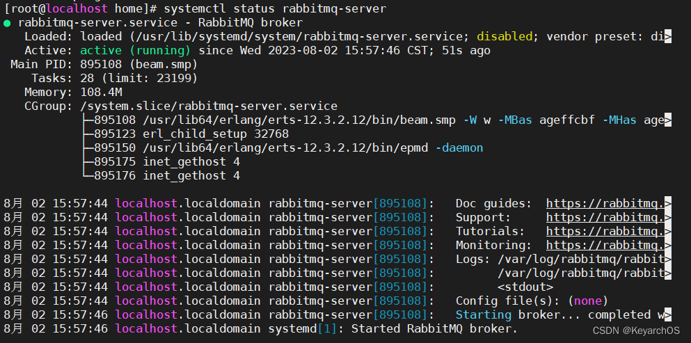 KeyarchOS(KOS)安装RabbitMQ_浪潮kos下载-CSDN博客