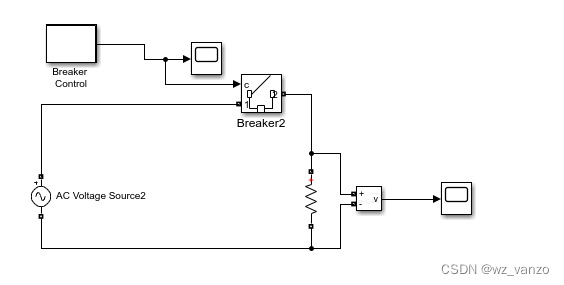 Matlab中使用Breaker模块：直流电源关断不了，给出原因_simulink breaker-CSDN博客