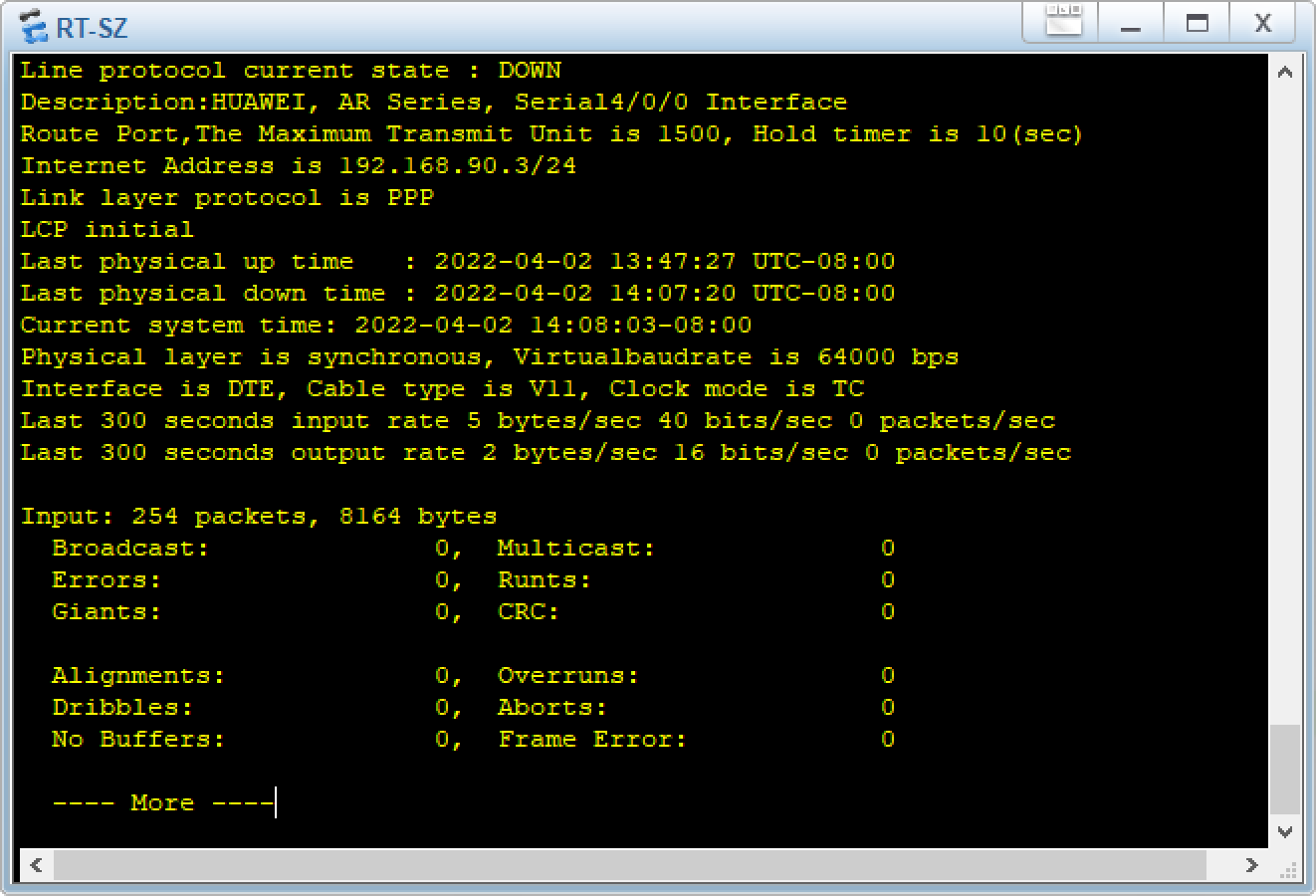 计算机网络实验3.1.1·PPP基本配置与分析_ppp的基本配置-CSDN博客