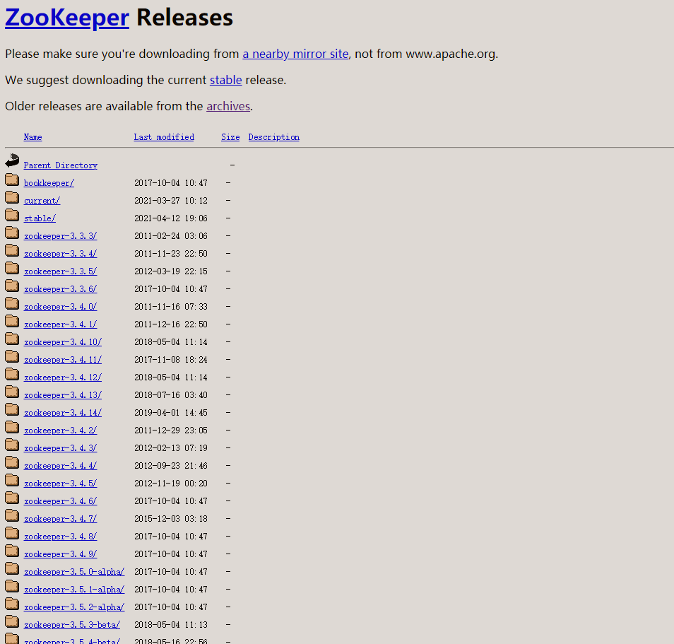 ZooKeeper download and installation (Windows version) - Programmer Sought