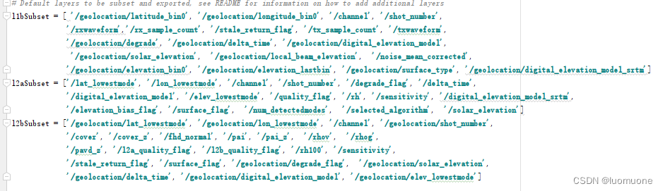 GEDI学习笔记 二：通过Subsetter.py代码对GEDI L1 L2级别光斑数据进行处理：属性筛选、区域裁剪和矢量格式转换（最后附上代码链接）_gedi数据处理-CSDN博客
