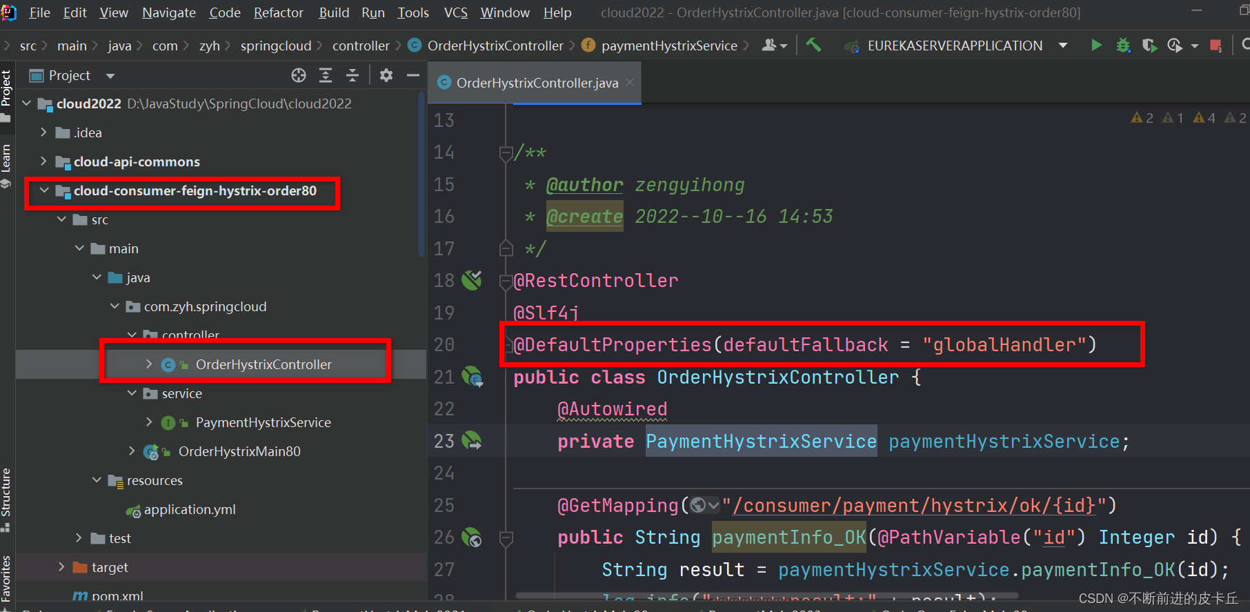 Spring Cloud:服务熔断Hystrix_hystrix主流版本-CSDN博客