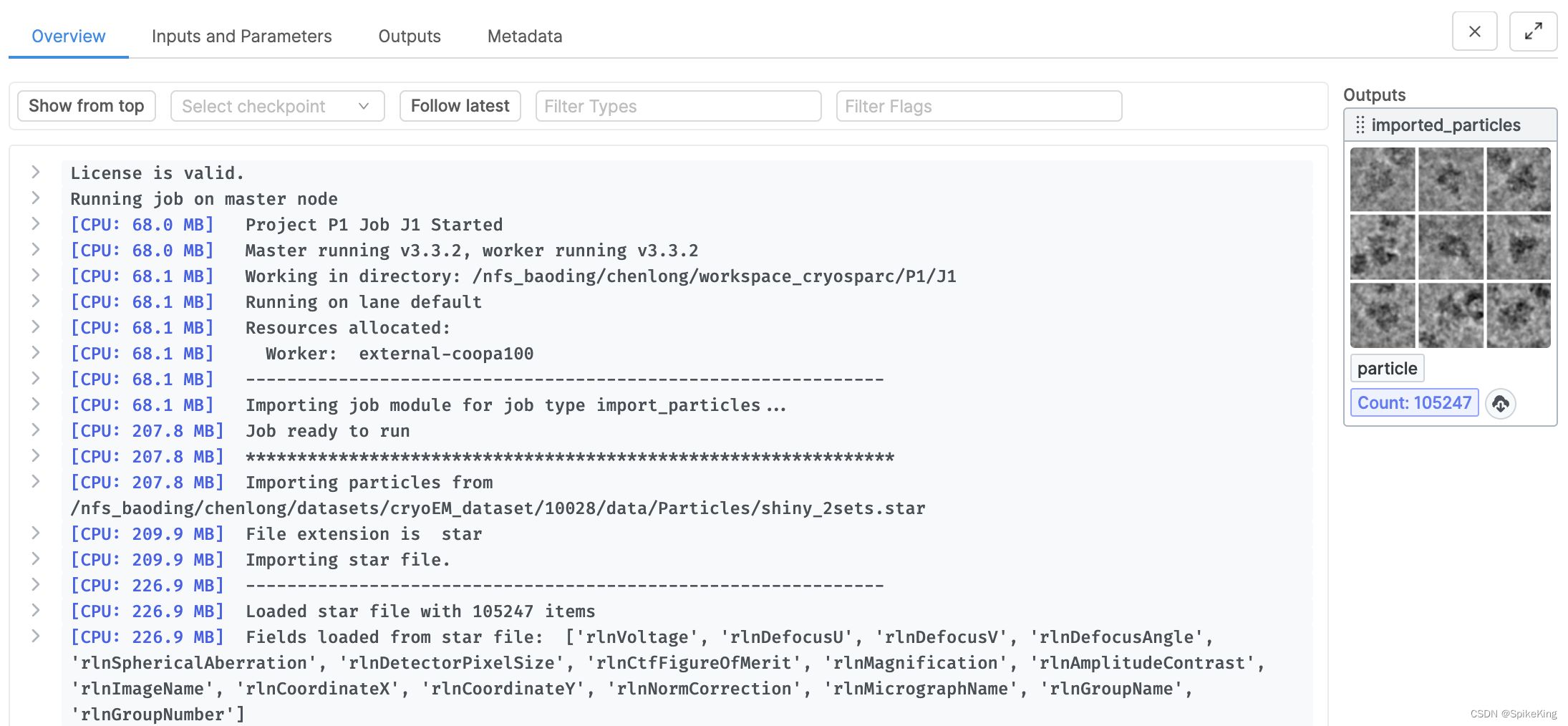 CryoEM - 冷冻电镜 CryoSPARC 单颗粒图像数据集构建_cryosparc passthrough.cs-CSDN博客