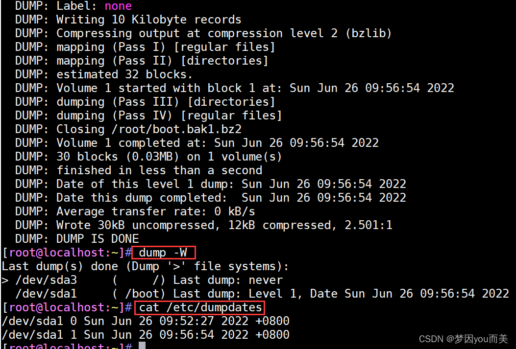 Linux 备份与恢复_备份目录为bak-CSDN博客
