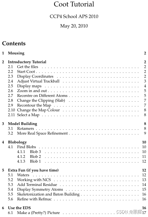 Coot 简单操作图文详解_coot软件-CSDN博客