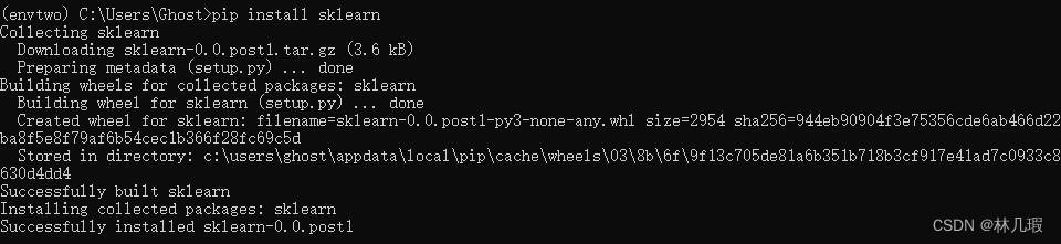 安装sklearn成功出现version为00post1运行报错no Module Named Sklearnsklearn 00版本运行不了 Csdn博客