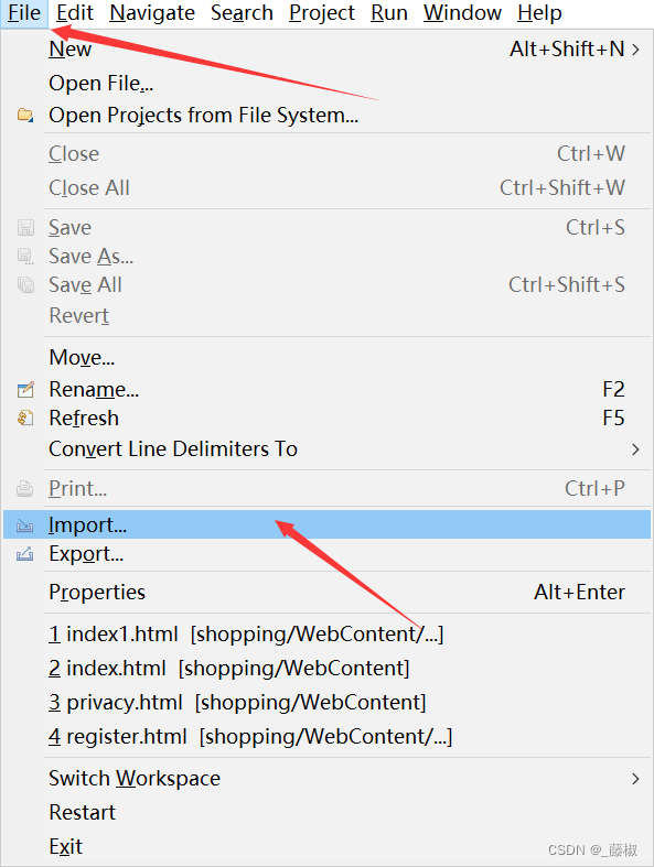 利用eclipse导入war包并运行_如何在eclipse中使用tomcat执行war文件-CSDN博客