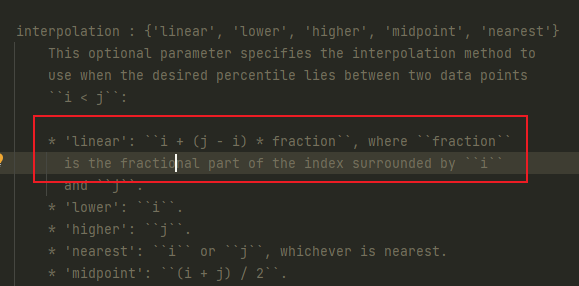 np.percentile()函数超详解 异常值极端值百分位四分位数_分位数函数percentile会计算空吗-CSDN博客