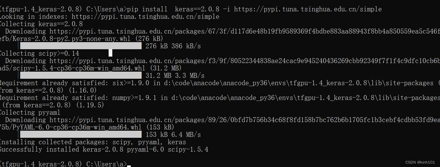 Python3 6 Cudnn6 0 Cuda8 0 Tensorflow Gpu1 4 Keras2 0 8 安装 Keras