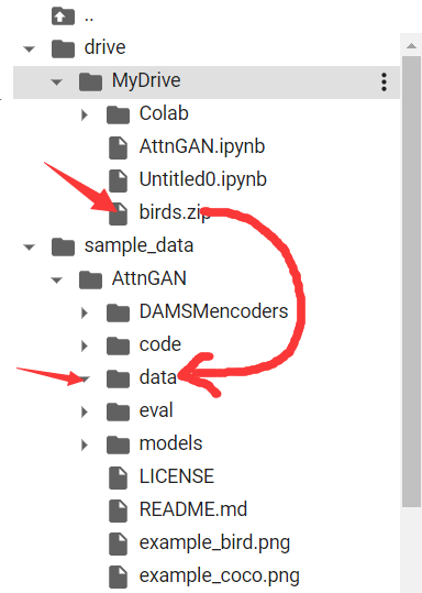 利用谷歌colab跑github代码AttnGAN详细步骤 深度学习实验（colab+pytorch+jupyter+github+AttnGAN）_在google colab ...